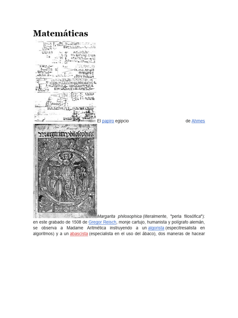 matematica | PDF | Matemáticas | Matemáticas Aplicadas
