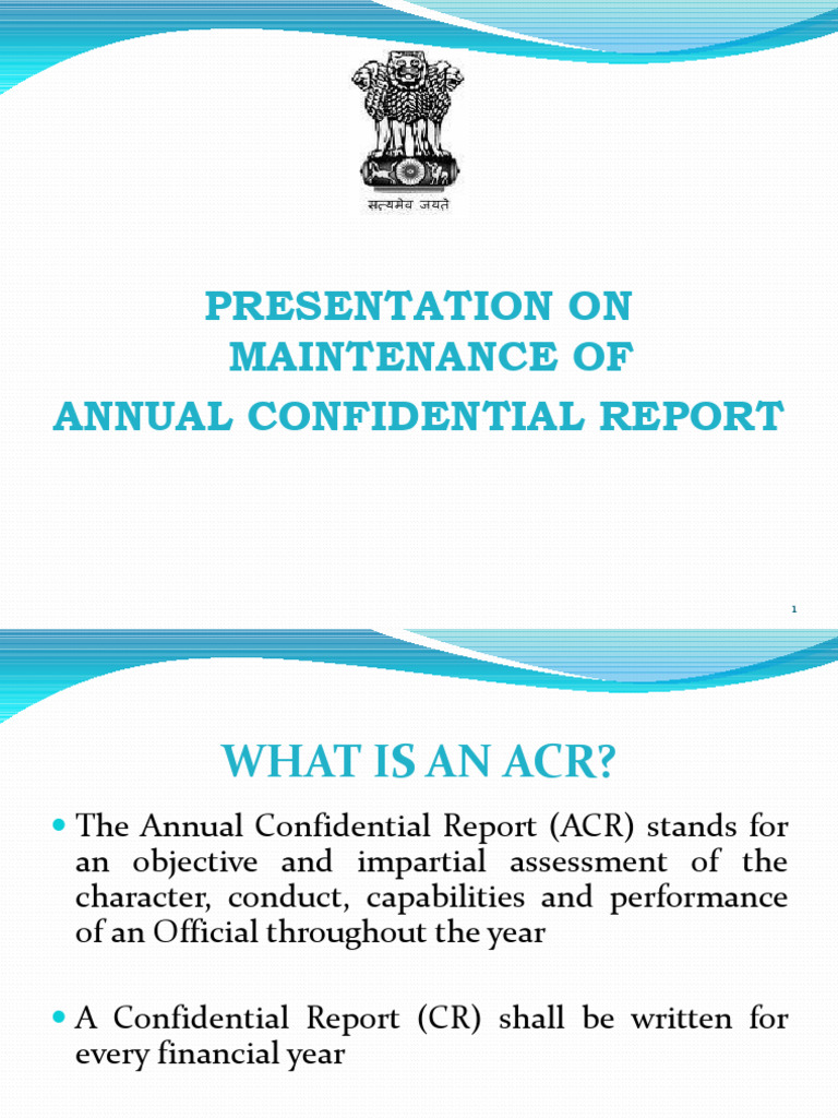 Pages 51 Presentation On Maintenance of Acrs | PDF | Governance | Justice