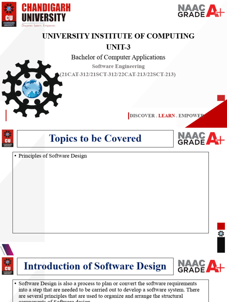 Lecture 3.1.2 Principles of Software Design | PDF | Software | Software Design
