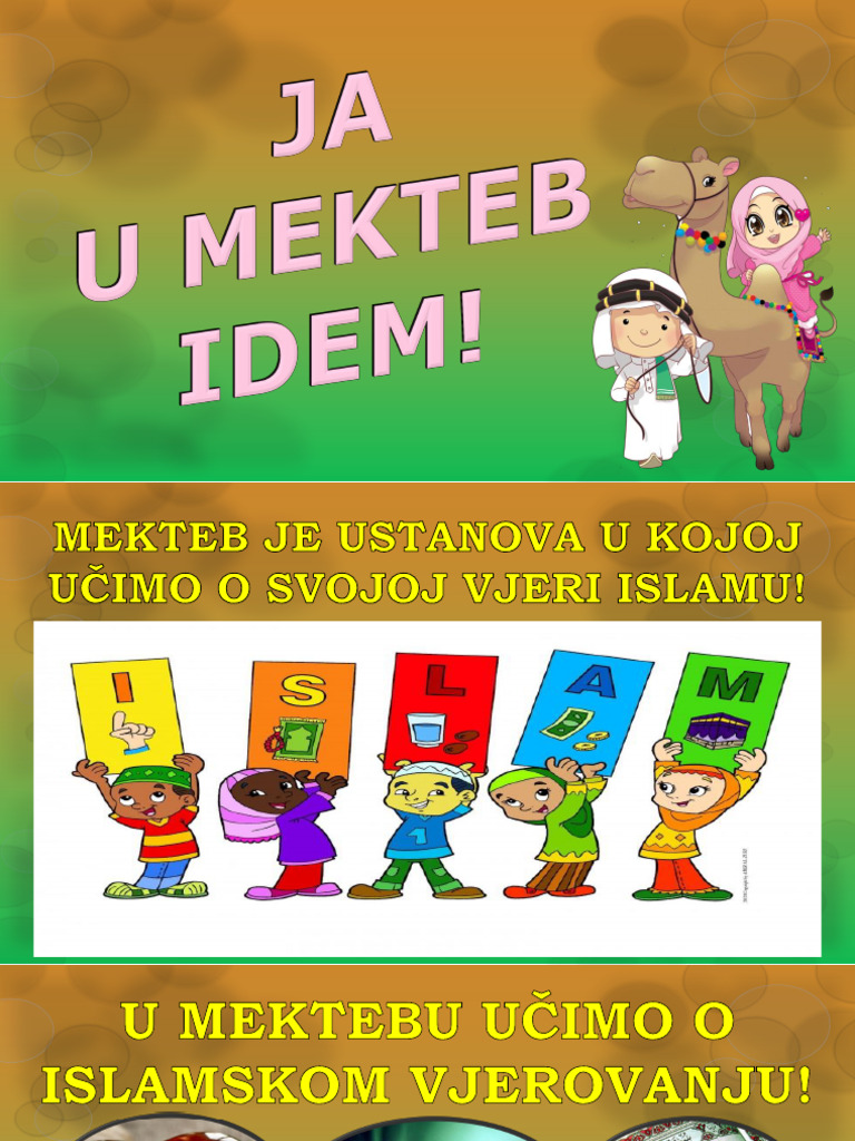 Ja U Mekteb Idem | PDF
