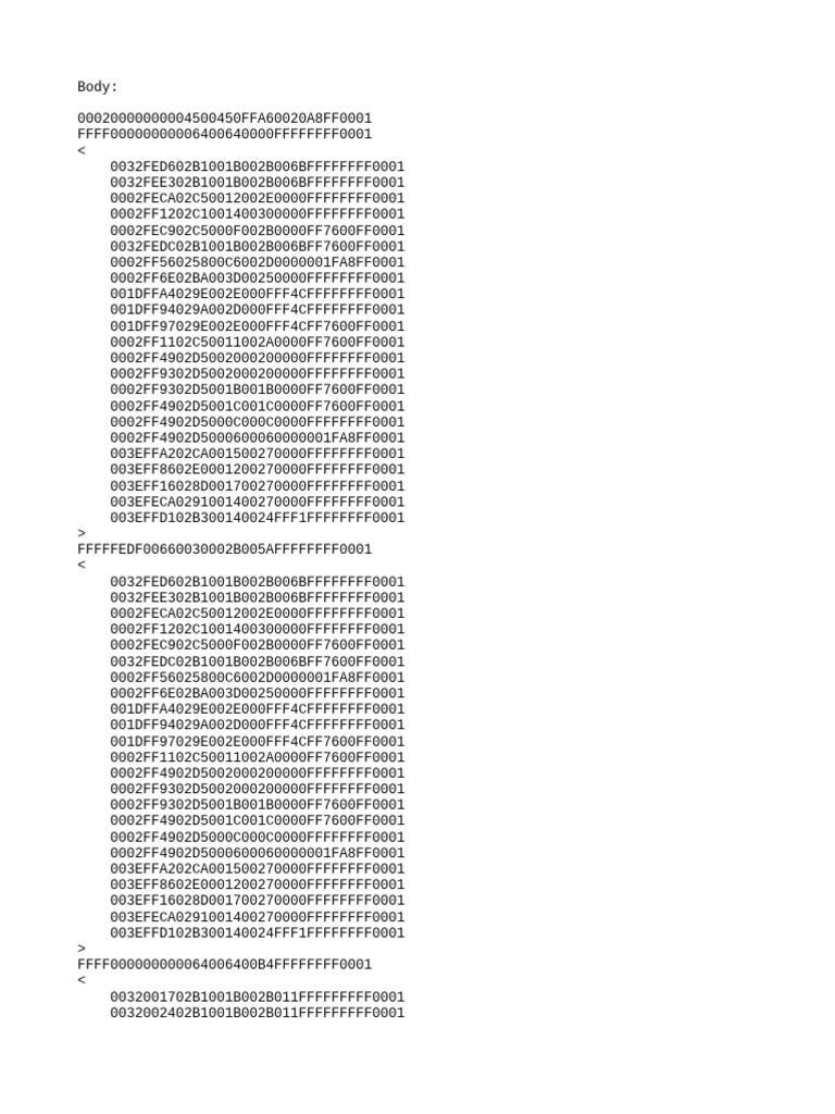 Hexadecimal Data Structure Analysis | PDF | Technology & Engineering