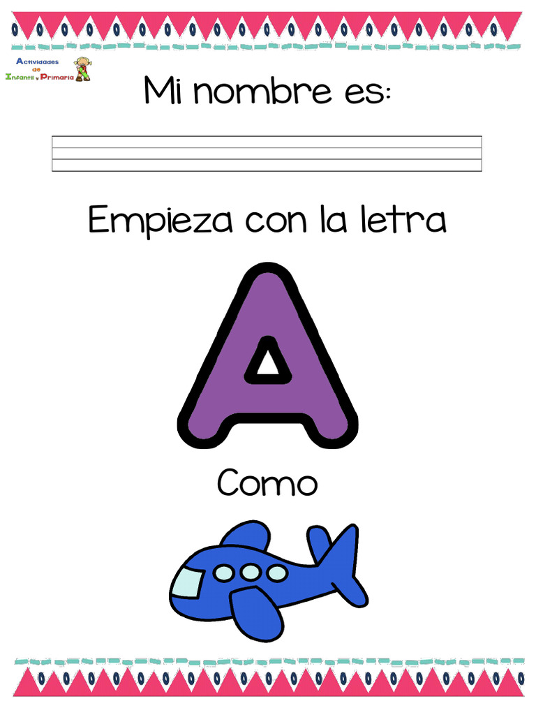 Dinámica Letra Del Nombre | PDF