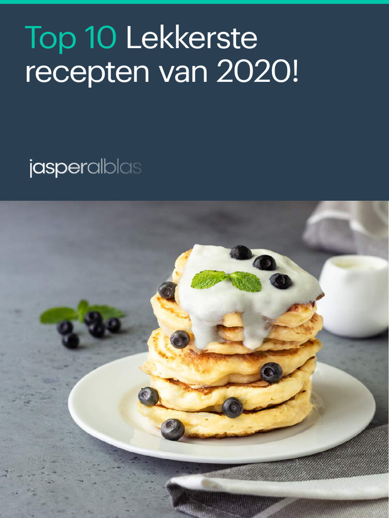 Alblas, Jasper Top 10 Recepten 2020 | PDF