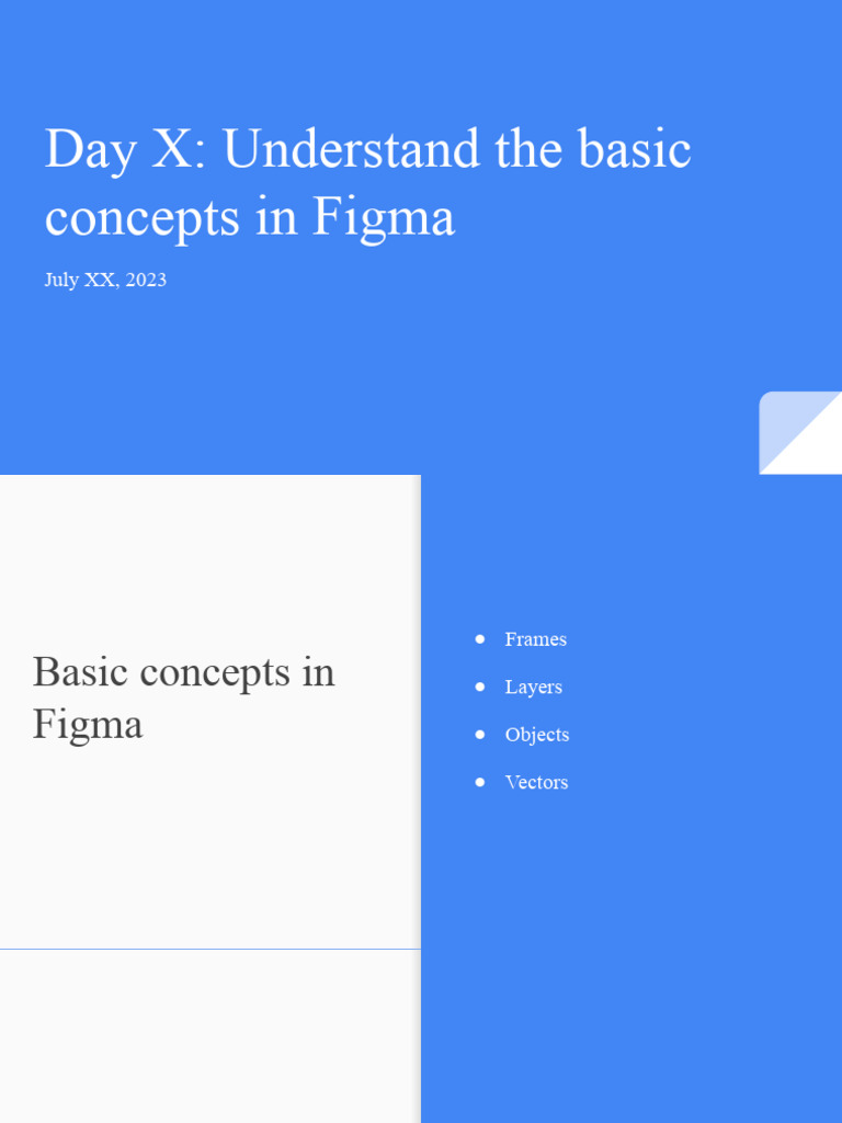 Understand The Basic Concepts in Figma Lesson Plan | PDF