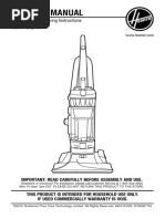 Hoover Steamvac Owners Manual | PDF | Vacuum Cleaner | Housekeeping