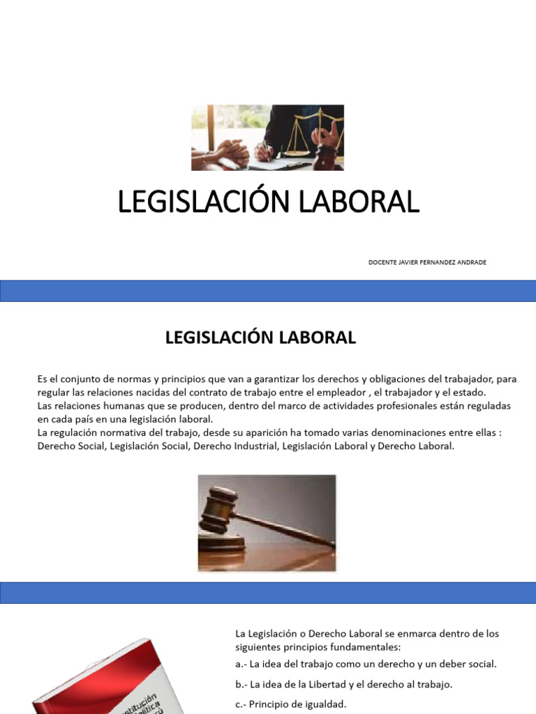 Legislación Laboral | PDF | Derecho laboral | Justicia
