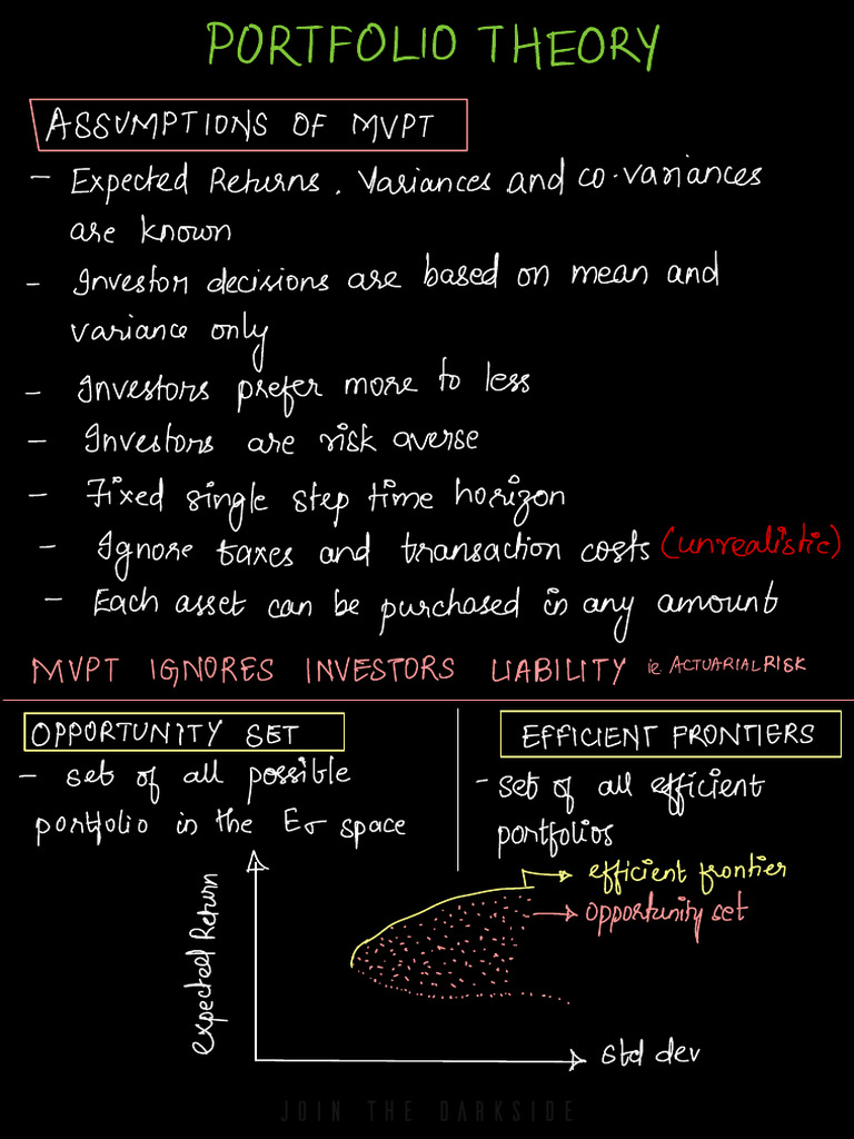 6 - Portfolio Theory | PDF | Diversification (Finance) | Modern ...