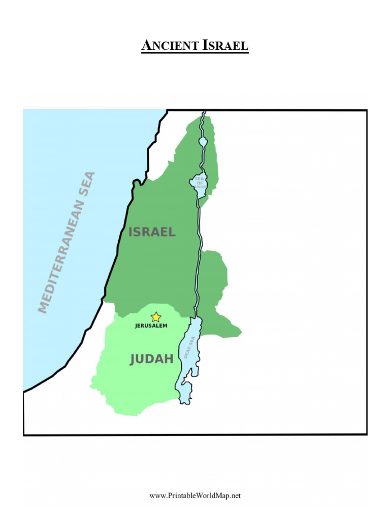 Ancient - Israel - Map | PDF