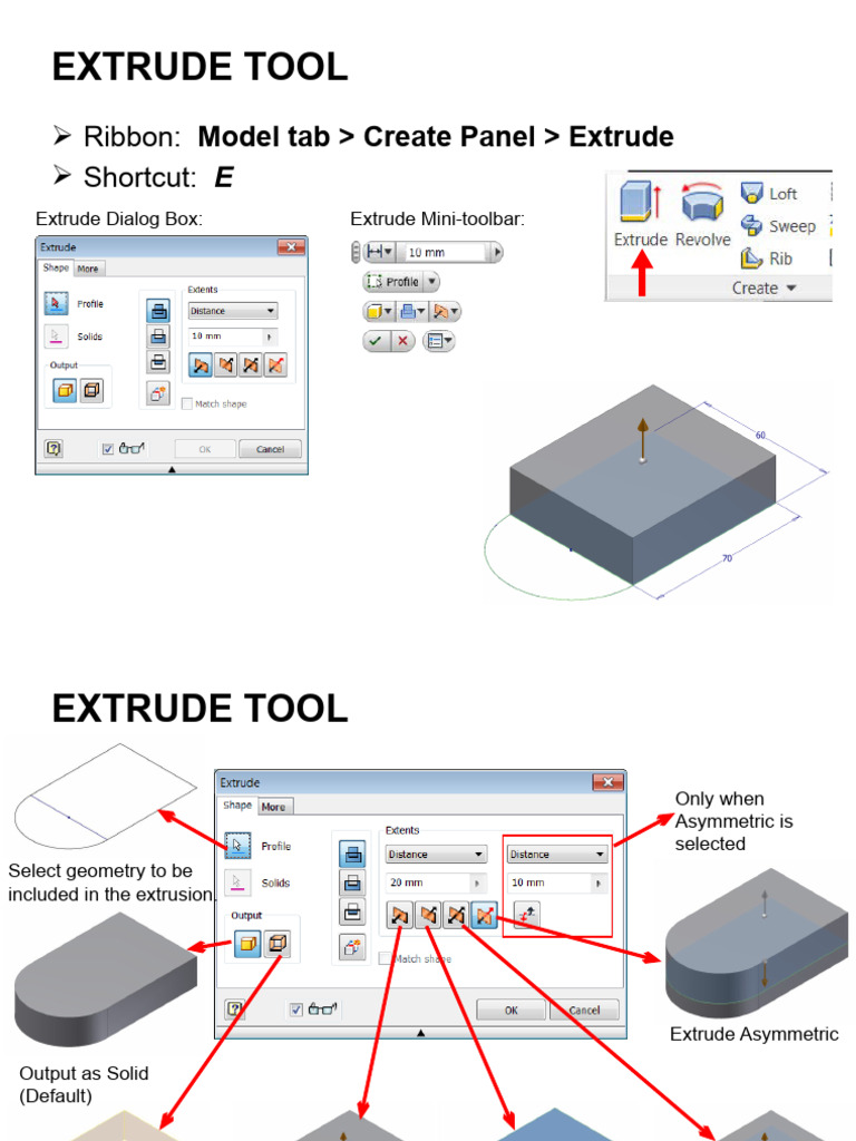 Unit 10 Autodesk Inventor II | PDF | Extrusion | Metalworking