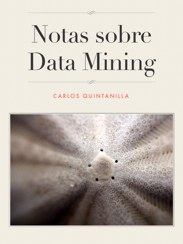 Introducción al Data Mining No Supervisado | PDF | Matriz (Matemáticas) | Regresión lineal