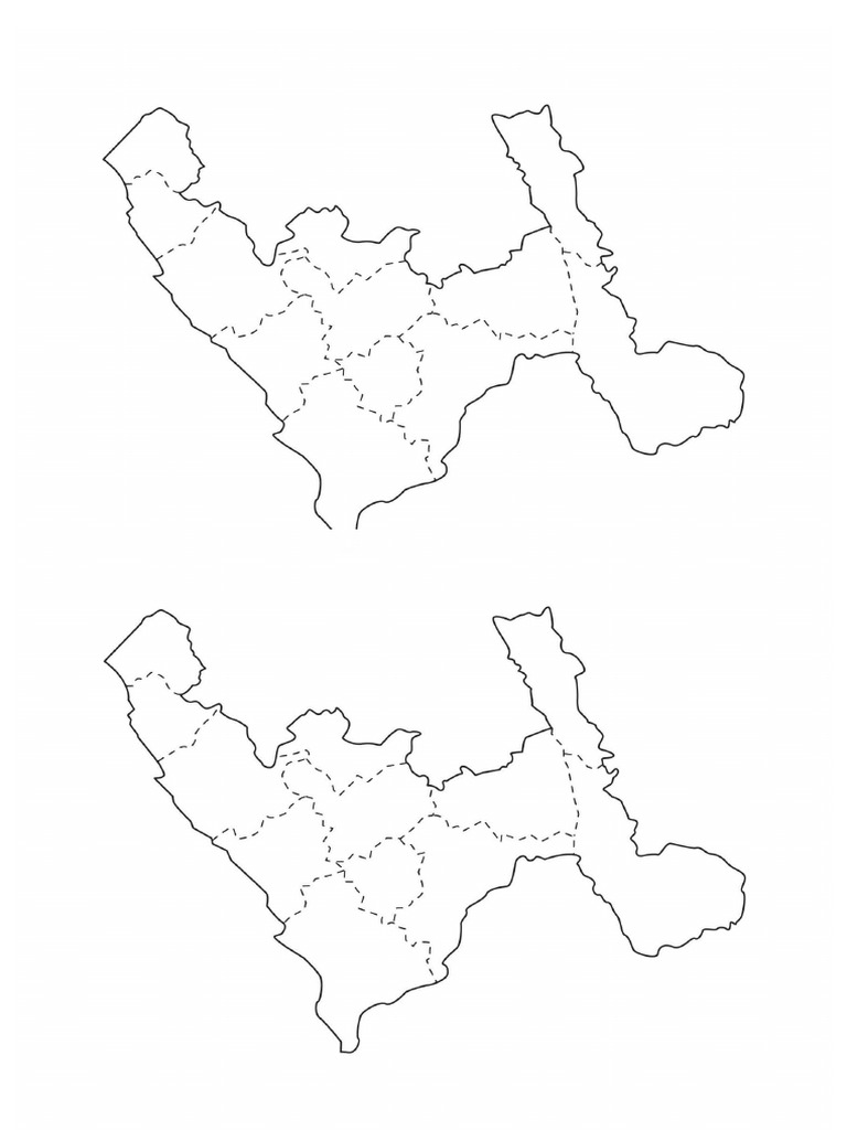 Mapas Mudos y Politicos de Peru y La Libertad | PDF