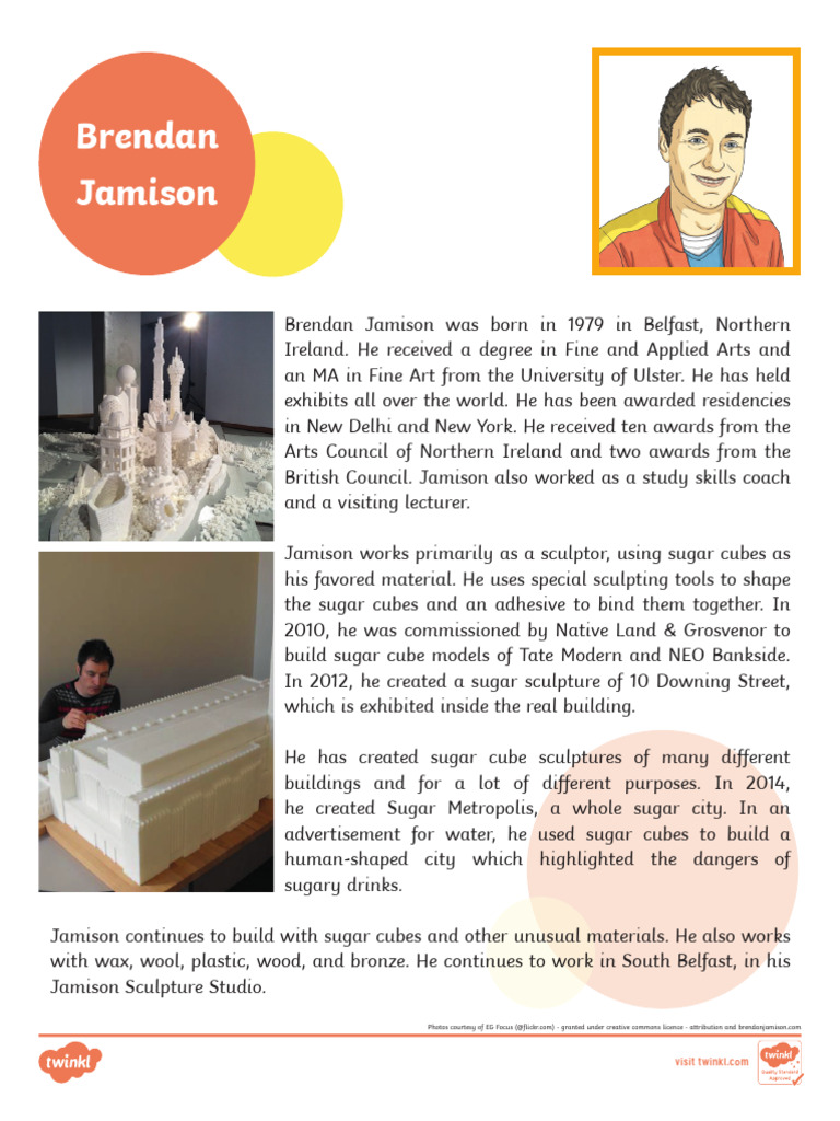 Artist Fact Sheet Brendan Jamison | PDF