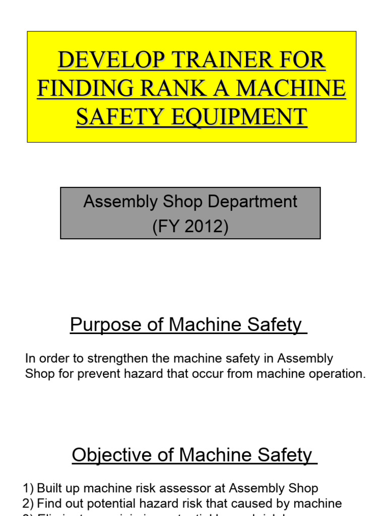 Machine Safety Standard Full Version | PDF | Relay | Safety