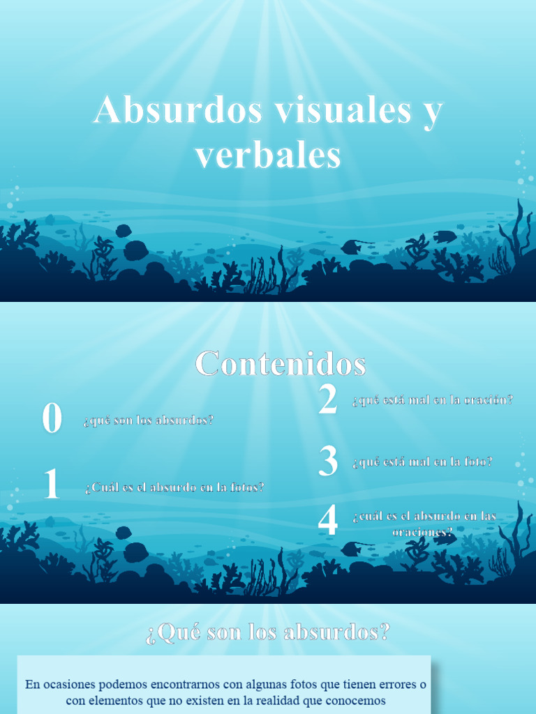 Absurdos Visuales y Verbales para Niños | PDF | Artes del Lenguaje y ...