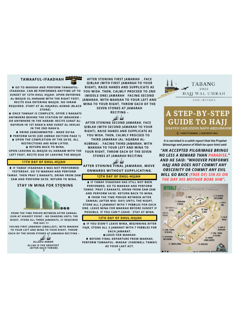 Hajj Guide | PDF