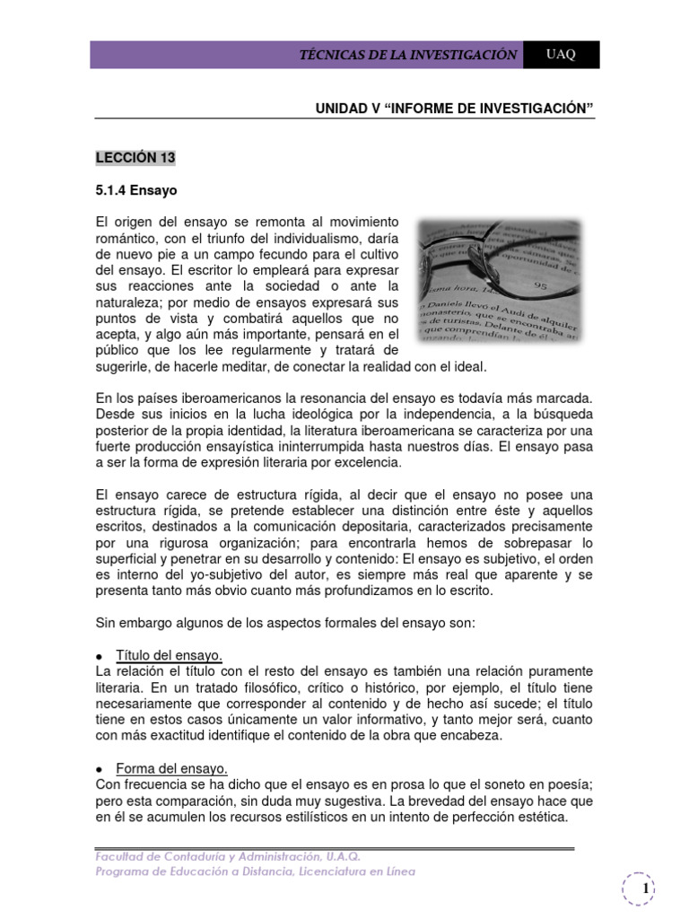 Leccion 13 | PDF | Ensayos