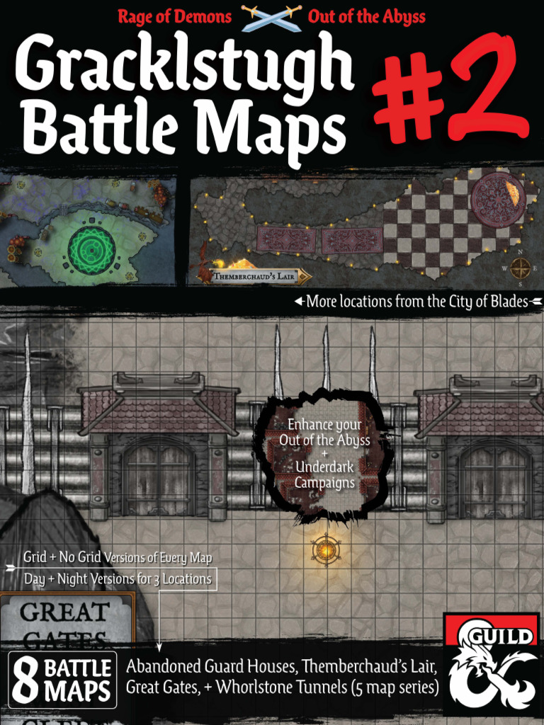 Gracklstugh Battle Maps Volume 2 Preview v2 | PDF