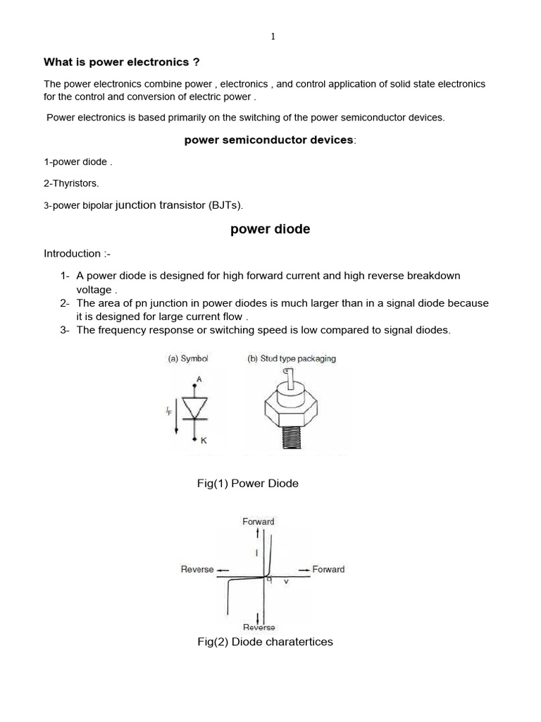 محاضرة الاسبوع الاول | PDF | Rectifier | Power Electronics