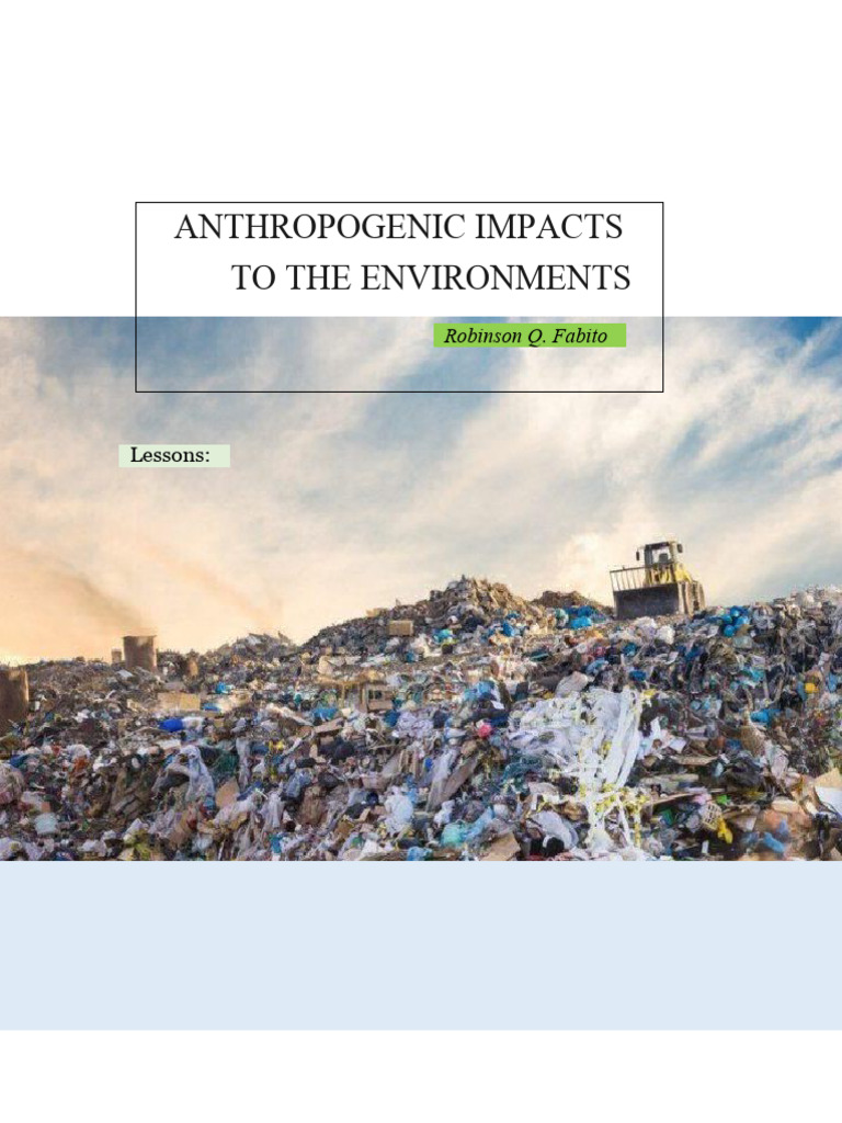 Module 3 Anthropogenic Impacts | PDF | Greenhouse Effect | Coral Reef