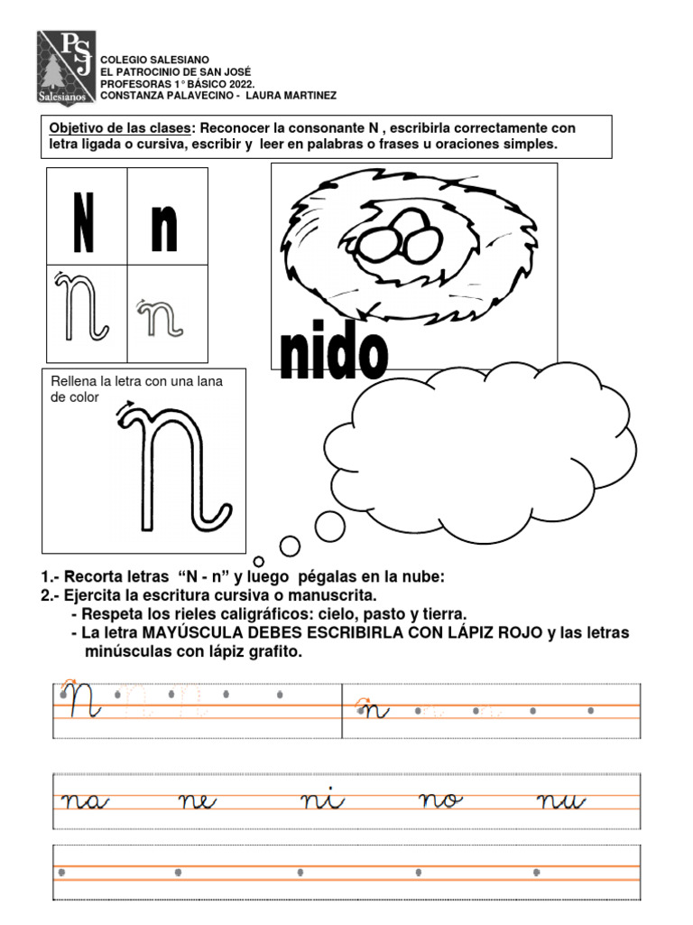 7 Consonante N | PDF | Lingüística | Escritura
