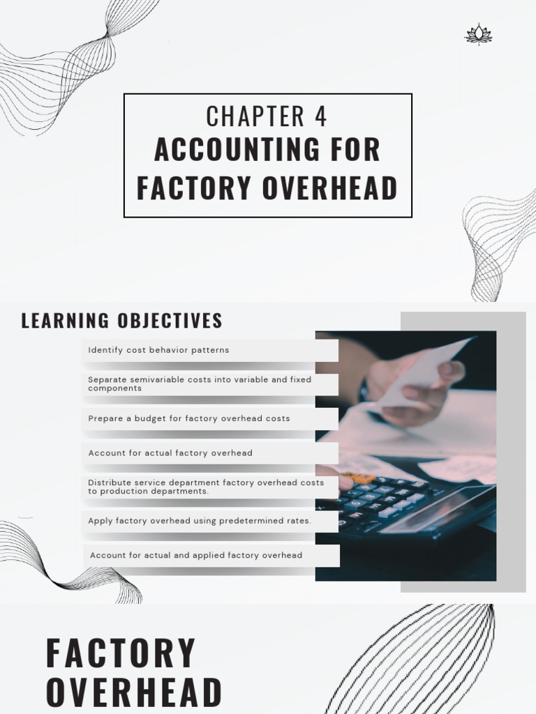 Accounting For Factory Overhead | PDF | Regression Analysis | Spreadsheet