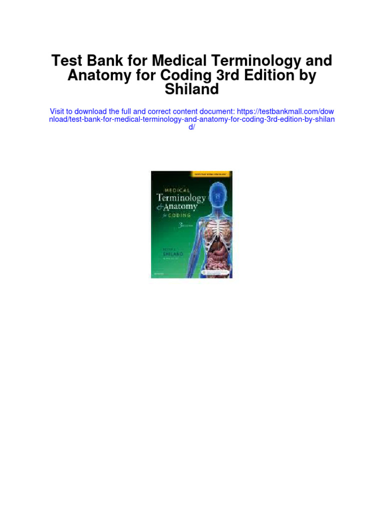 test-bank-for-medical-terminology-and-anatomy-for-coding-3rd-edition-by