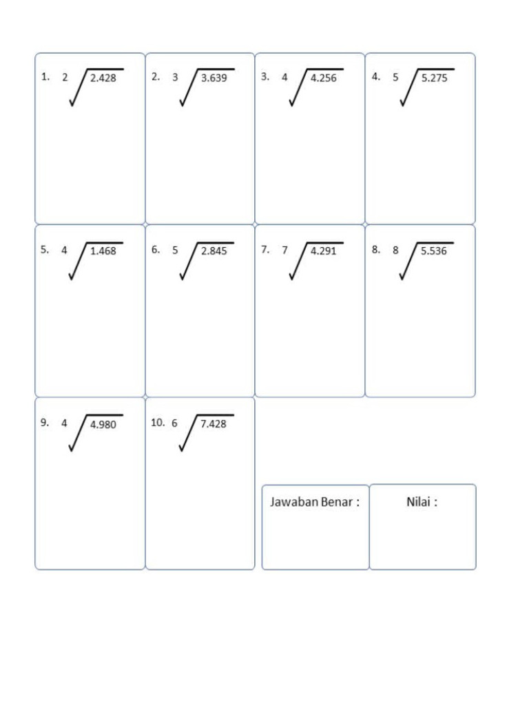 Soal Jojo Math DLL | PDF