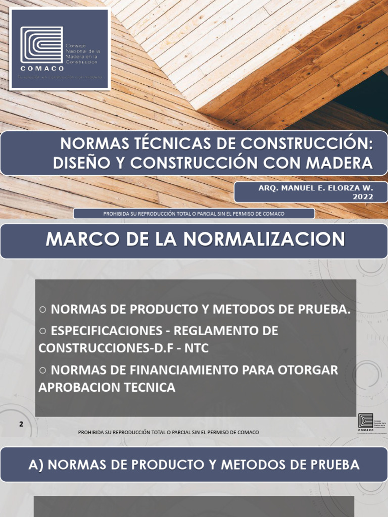 5 - Actualización de Las Normas Técnicas Complementarias de Diseño y Construcción Con Madera ...