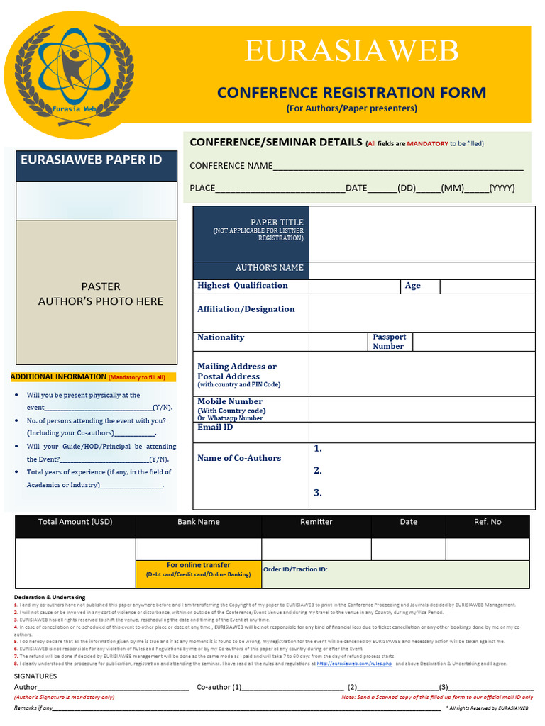 Reg Form | PDF