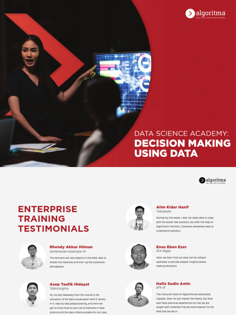 Algoritma Data Science School Syllabus | PDF | Support Vector Machine | Data