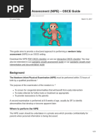 Knee Examination OSCE Guide | PDF | Knee | Human Anatomy