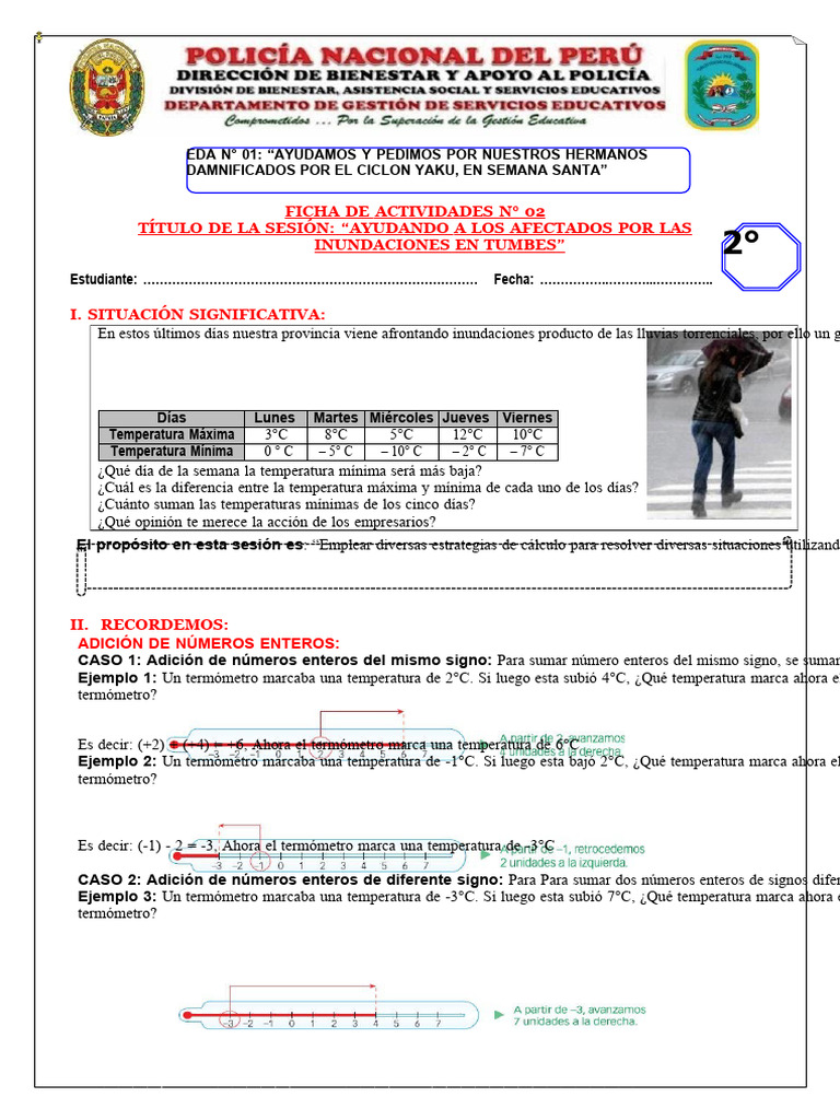 Ayuda a Damnificados por Inundaciones | PDF | Sustracción | Entero