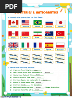 Pays Anglophones Drapeaux Et Noms en Anglais | PDF