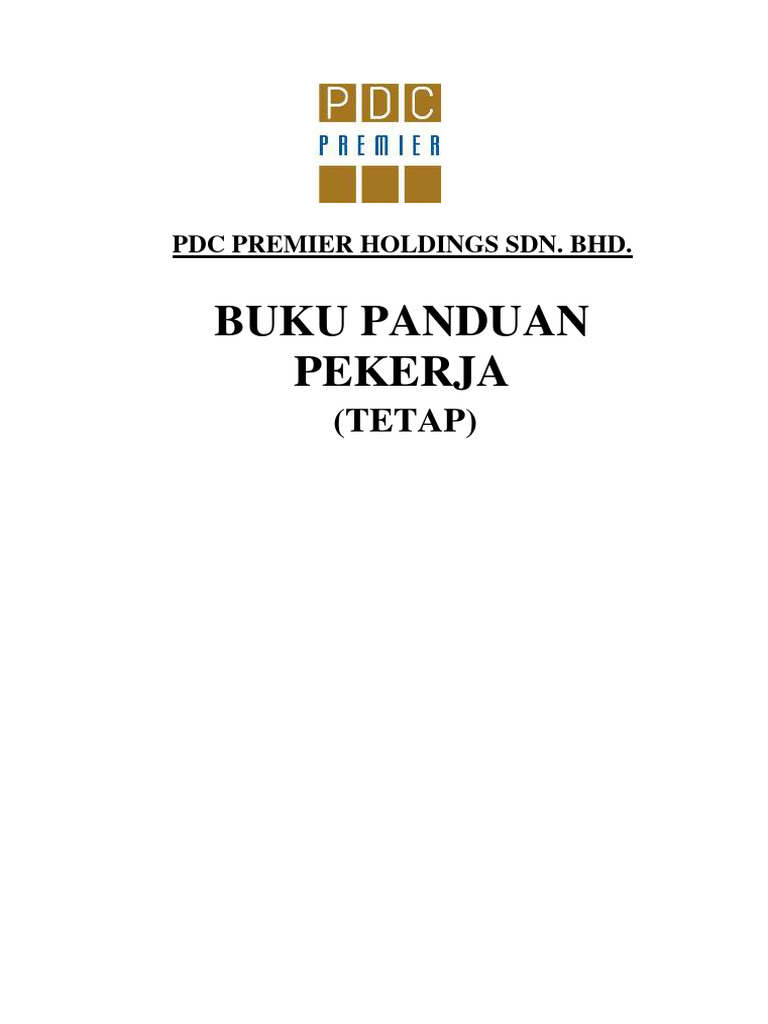Buku Panduan Pekerja | PDF