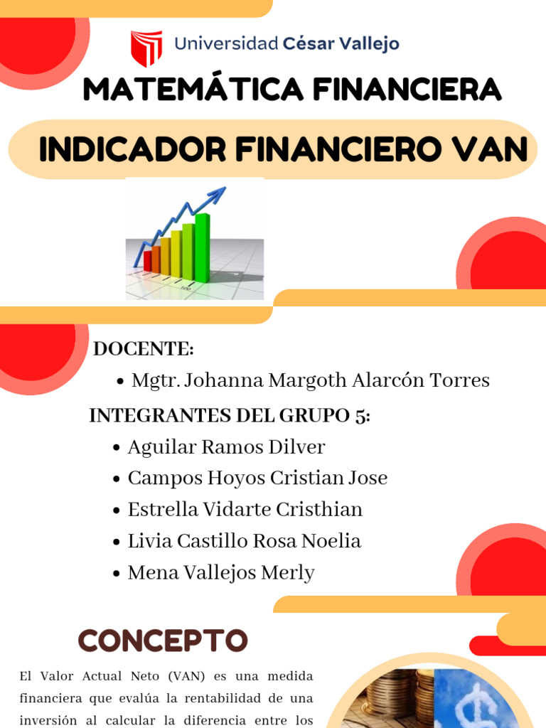 Guía del Valor Actual Neto (VAN) | PDF | Valor presente neto | Ciencias ...