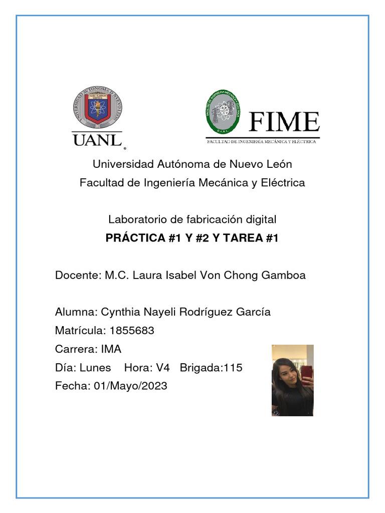 Práctica #1 Y #2 Y Tarea #1 | PDF