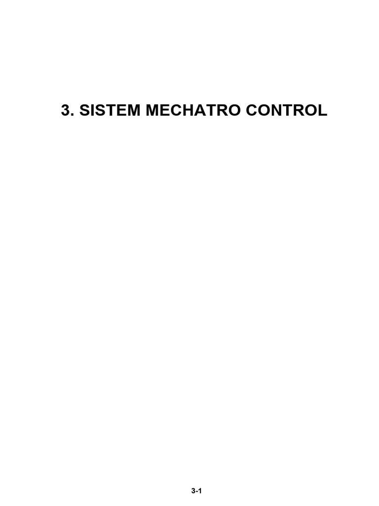 Sistem Mechatro Control | PDF