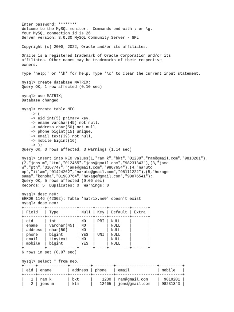 Database | PDF | Databases | Data Management Database | PDF | Databases | Data Management