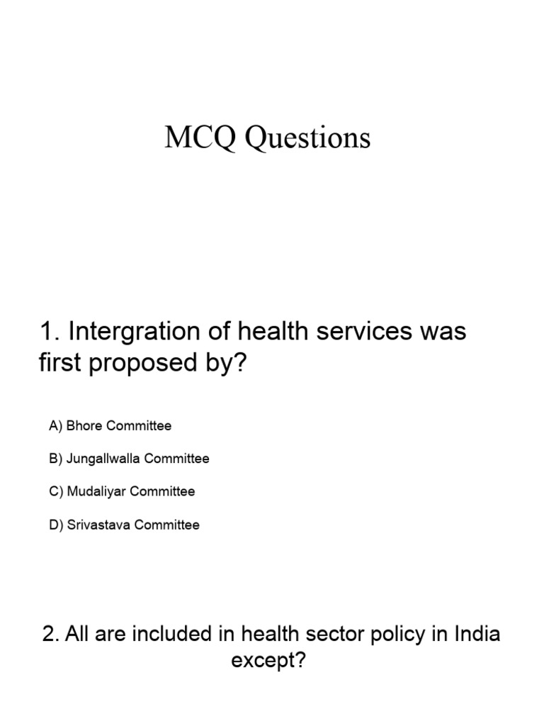 MCQ Questions | PDF