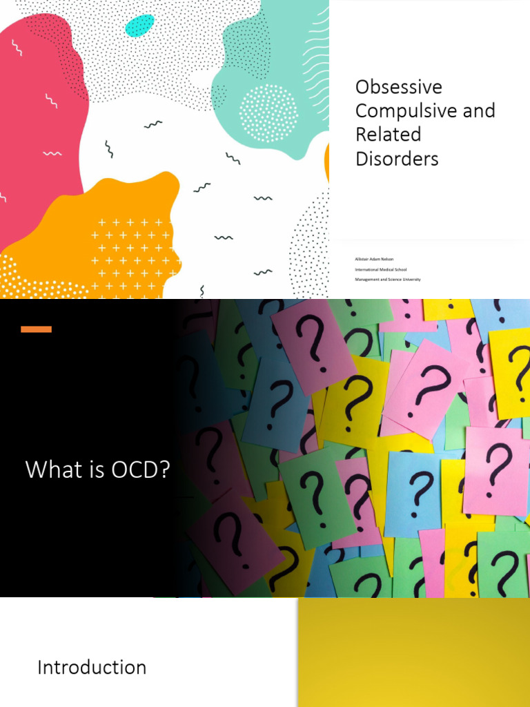 Obsessive Compulsive and Related Disorders | PDF | Obsessive–Compulsive Disorder | Mental Disorder