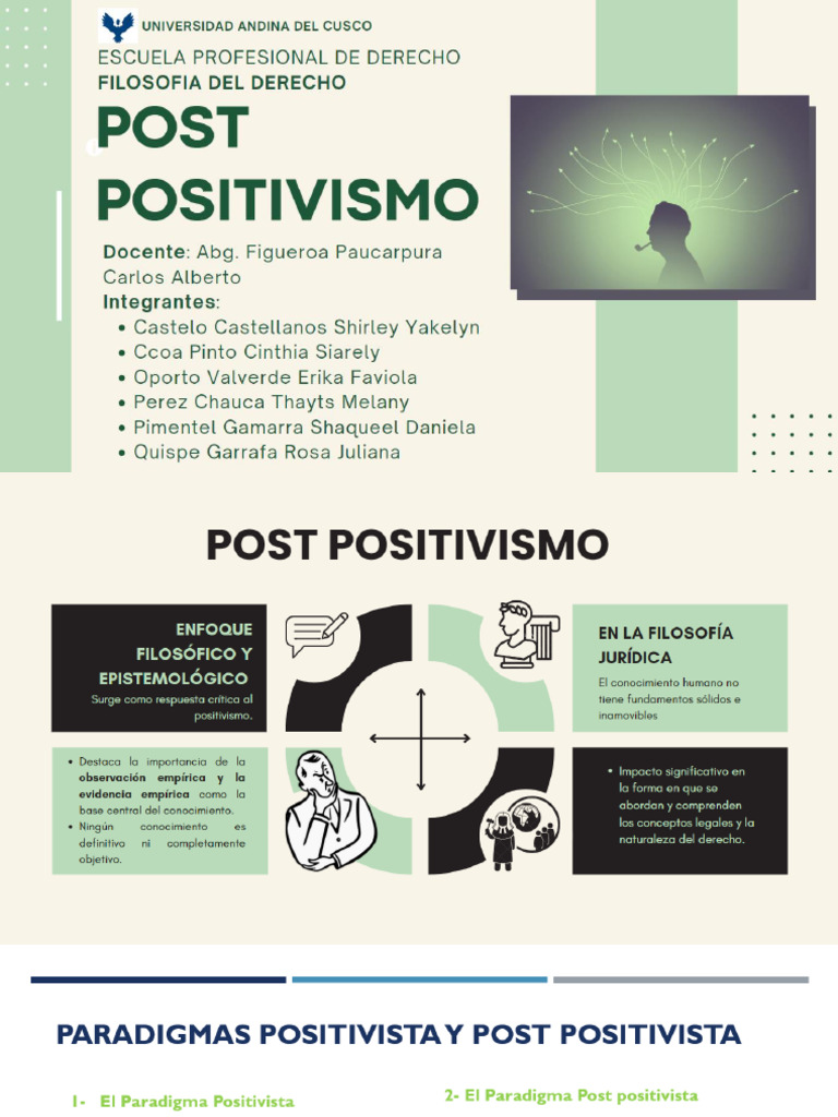 g.8 Post Positivismo | PDF | Teoría | Positivismo