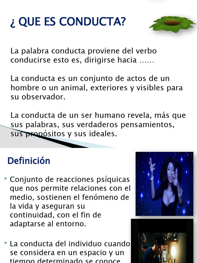 Definición y Tipos de Conducta Humana | PDF | Comportamiento | Pensamiento