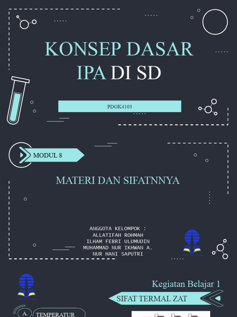 Konsep Dasar Ipa Modul 8 Fiks I | PDF