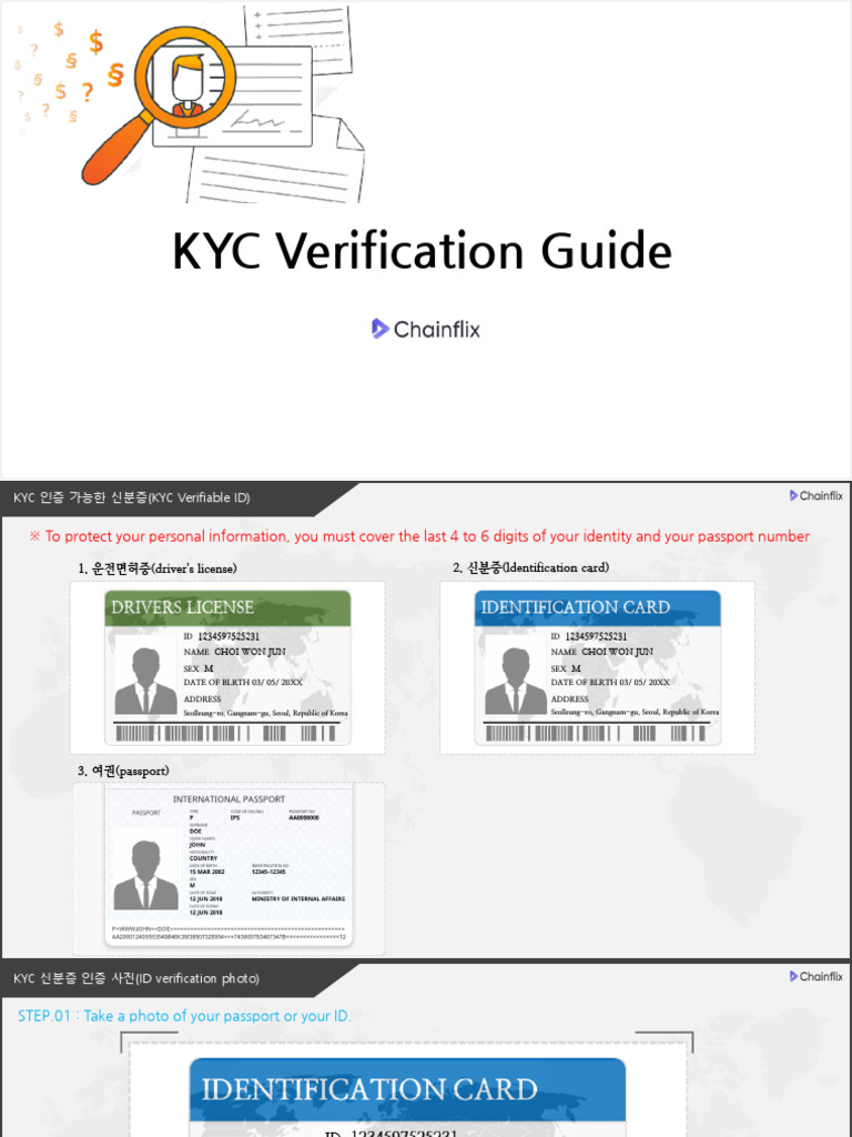 Chainflix KYC Verification Guide-3 | PDF