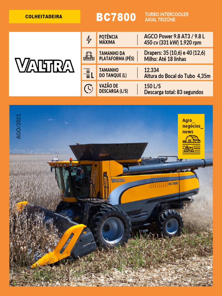 Valtra BC 7800 | PDF | Casa e Jardim