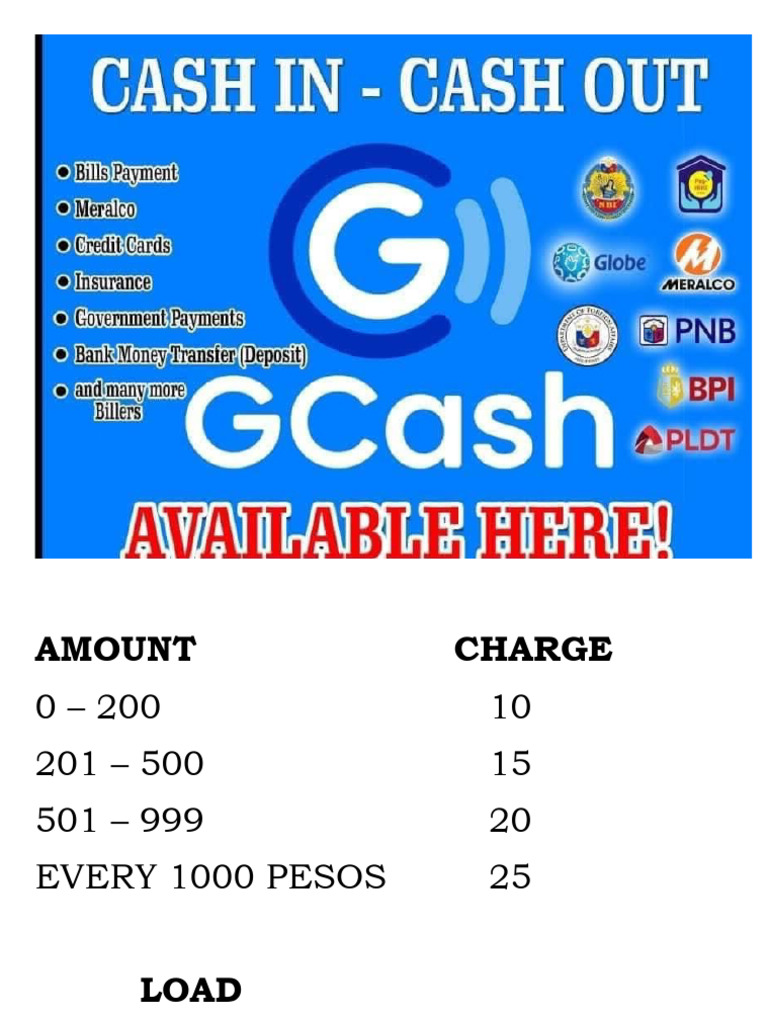 Amountcharge Gcash | PDF