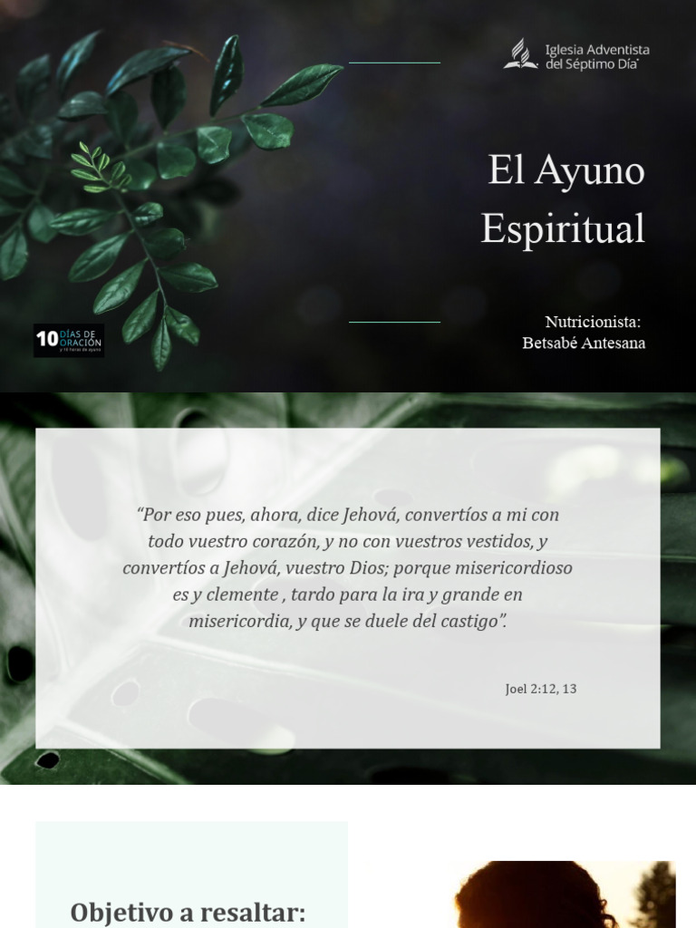 Importancia del Ayuno Espiritual | PDF | Rápido | Oración