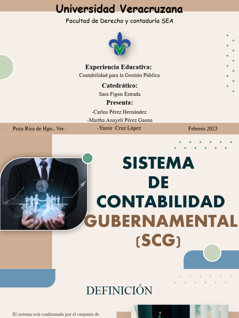 Equipo5 Sistema de Contabilidad Gubernamental | PDF | Contabilidad | Estado financiero