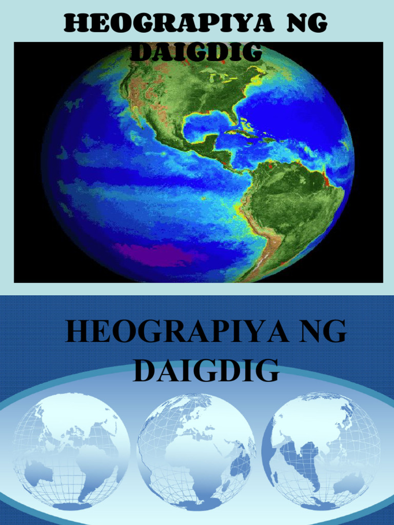 Heograpiya Ng Daigdig | PDF