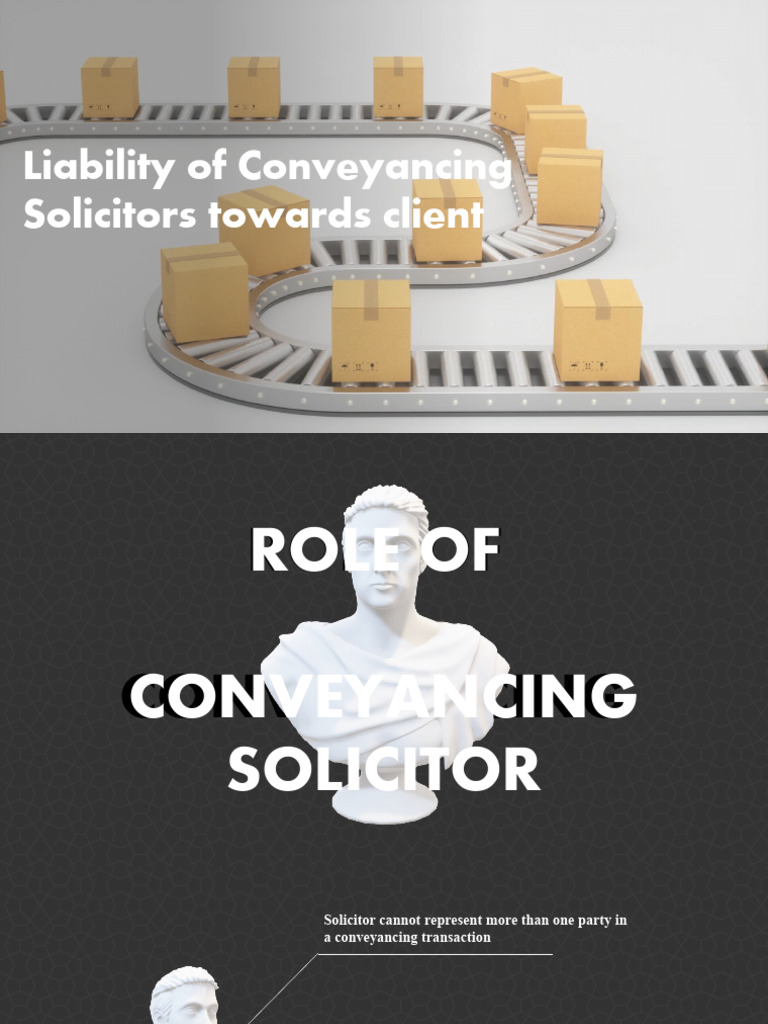 Conveyancing Solicitor Liability Overview | PDF | Negligence | Legal ...